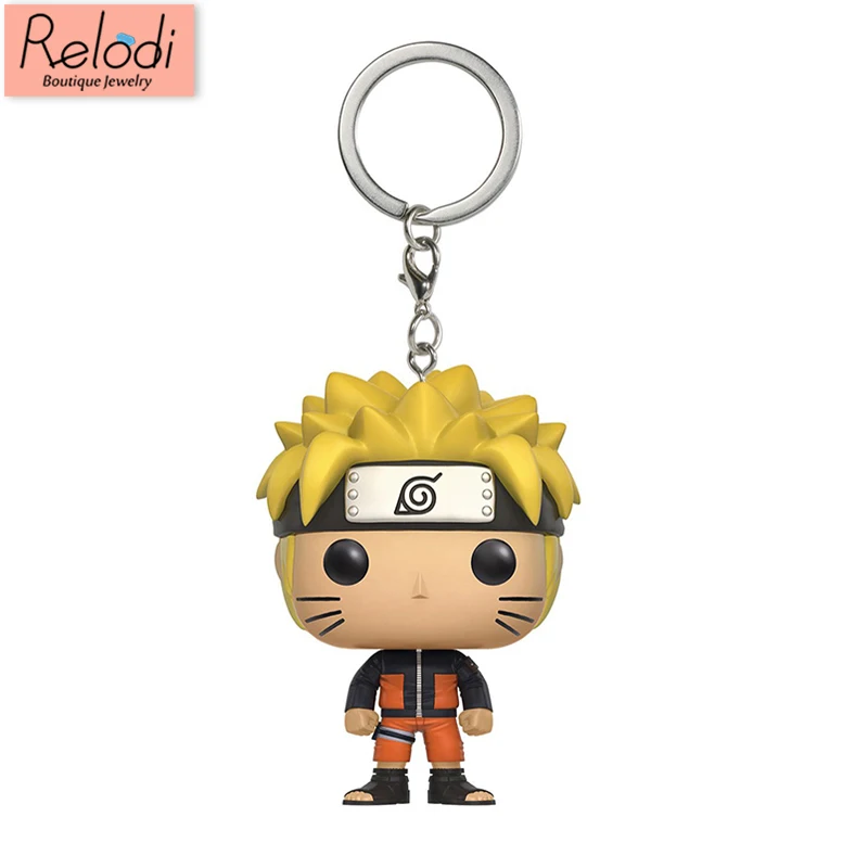 Pocket Pop Key Chain Naruto Keychain Q Version Doll PVC Car Key Ring ...