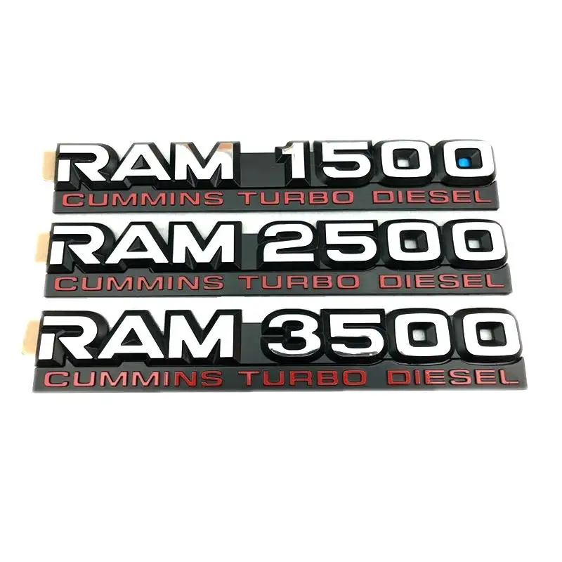 50pcs/lot RAM1500 RAM2500 RAM3500 Diesel Emblem Badge Logo|Car Stickers ...