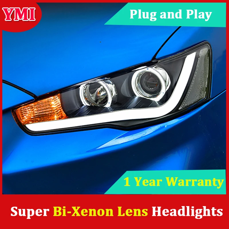 YMI Car For Mitsubishi Lancer Headlights For Lancer EX Headlight New ...