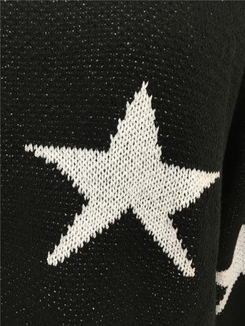 FREE SHIPPING Ofshoulder Stars Sweater Knitted JKP1360 - Allkpop Shop