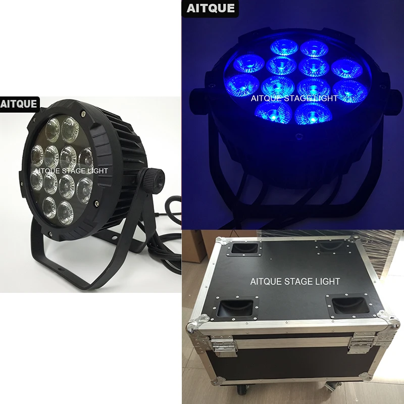 (12lot/CASE)Outdoor par led 12x10w led par flat rgbw led slim par sale ...