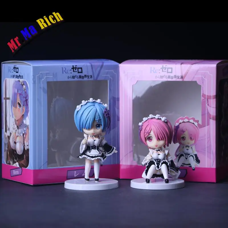 Re:zero Starting Life In Another World Rem Ram Pvc Action Figures ...