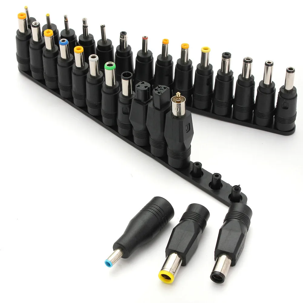 Universal 1x28 5 5x2 1mm Multi Type Male Jack For DC Plugs For AC Power