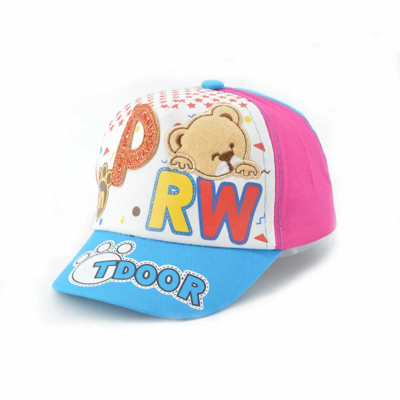 2017 Fashion Baby Boys Caps Cartoon Print Baby Hats For Baby Girls ...