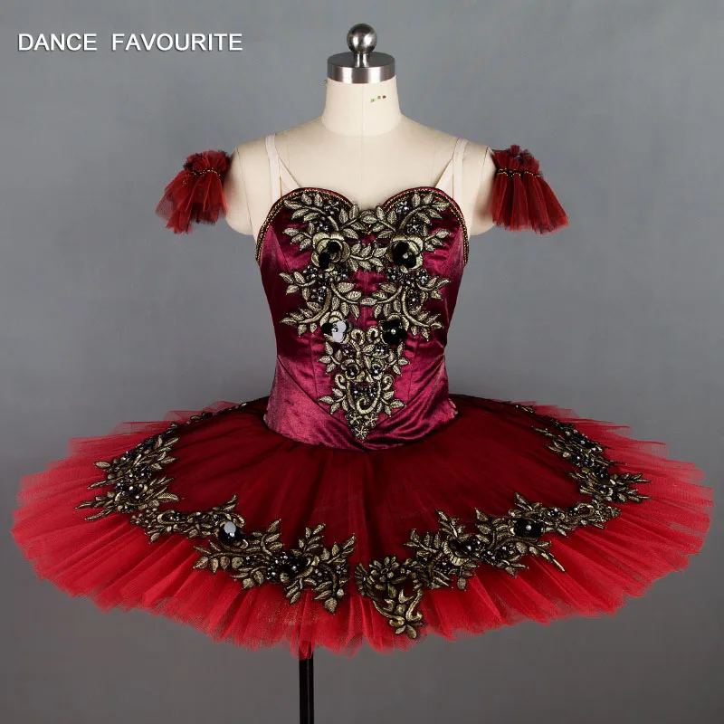 Buy Dance Favourite Burgundy Professional Ballet Tutu Pancake Ballet Tutu Dance