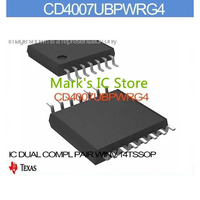 Cd4007ubpwrg4 IC DUAL COMPL par WINV 14 dip CD4007UBPWR 4007U CD4007UB ...