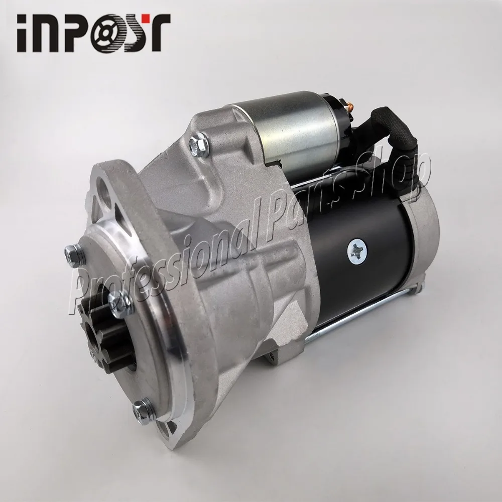 New 12 Volt Starter For Hitachi S14-102 S14-102b Yanmar 4tnv98 4tnv106 ...