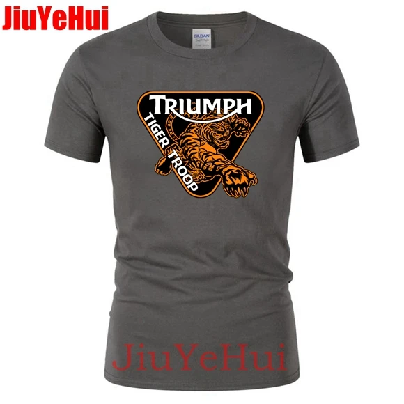 2018 Fashion Men's Triumph Tiger T Shirt Speed Triple Motorcycle T ...