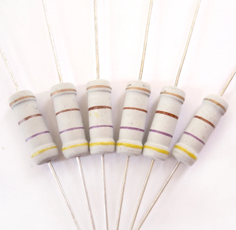 3w 470 ohm 470R ohm 100% 오리지널 새로운 고정 저항 금속 산화막 저항, 저항 +/ 5% (200pcs ...