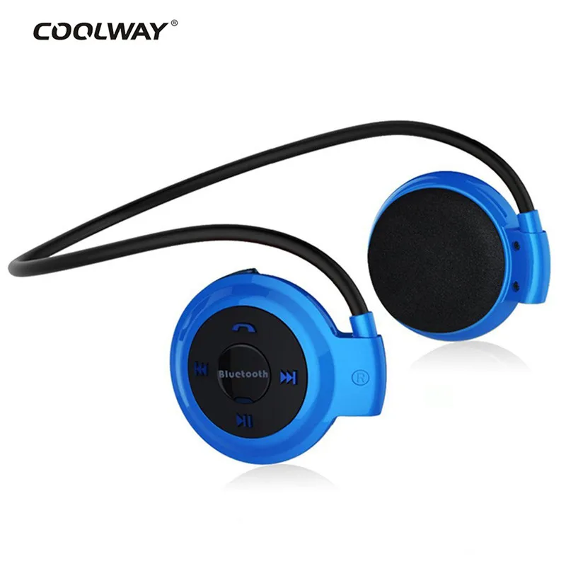 MP3 Player Bluetooth Headphone Portable Neckband Sport Wireless Stereo ...