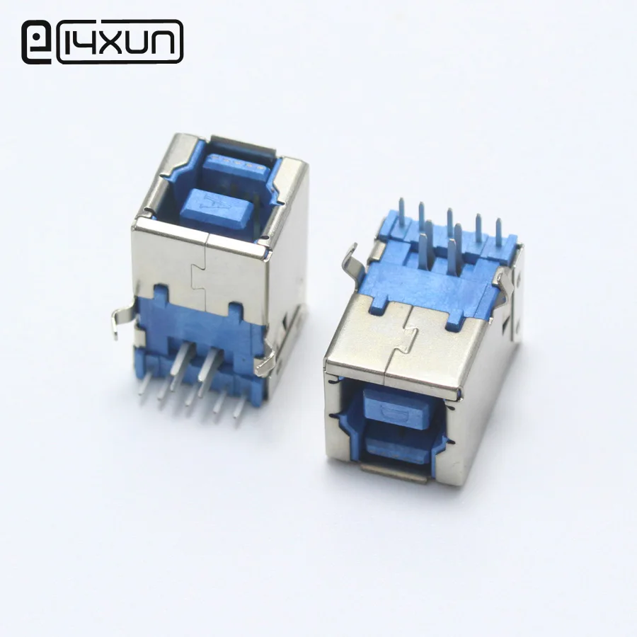 1/3/5pcs USB 3.0 Type B Female Plug jack USB B Right Angle AF Socket ...