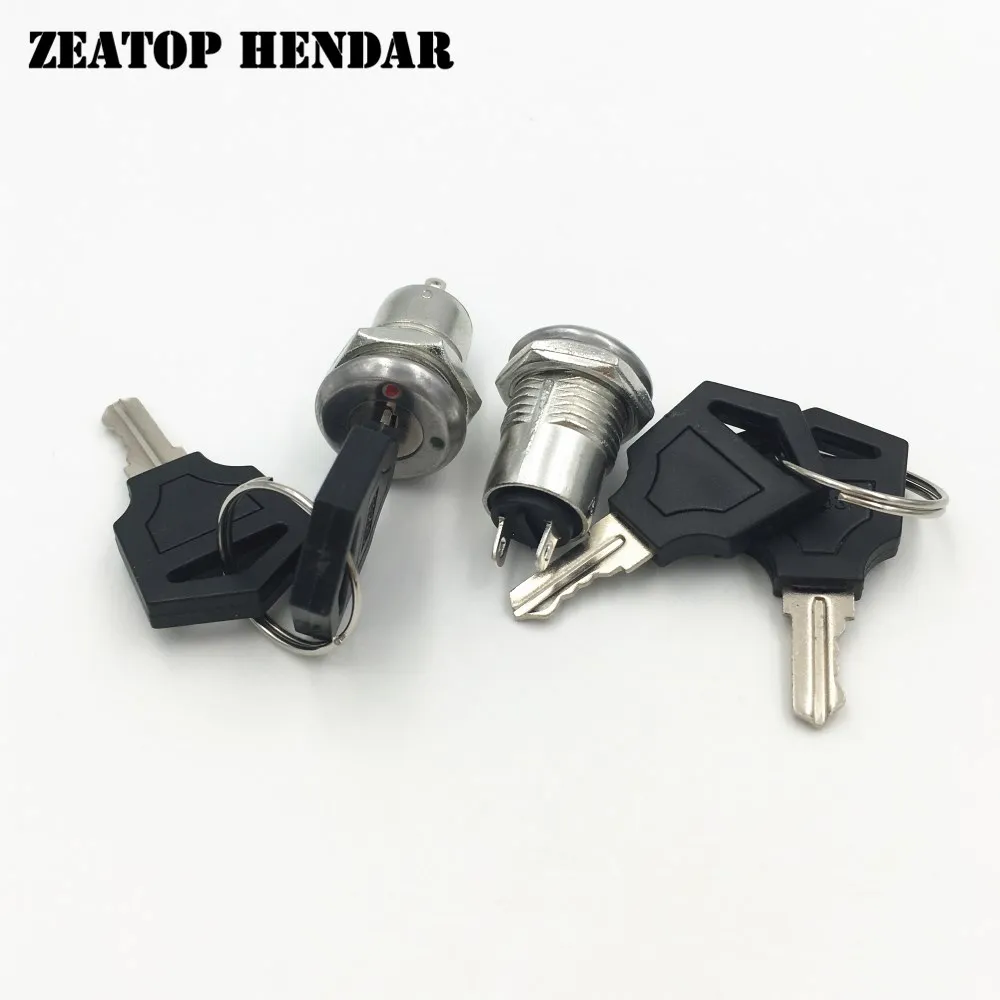 8Set 12mm Key Switch ON/OFF Lock Switch Phone Lock Security Power ...