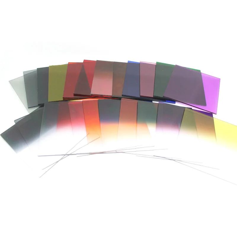 24 Color Gradient Square Slice Filter Panchromatic Mirror Mirror Insert ...