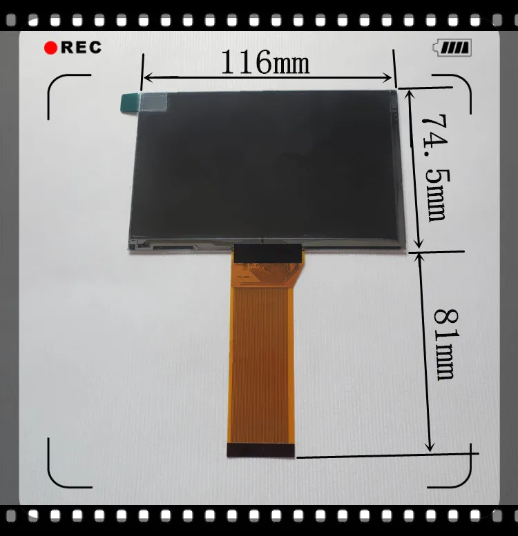 5 인치 디스플레이 스크린 고화질 프로젝터 LCD 스크린 RG050A rx050a 06 V1, 신제품 오리지널|screen ...