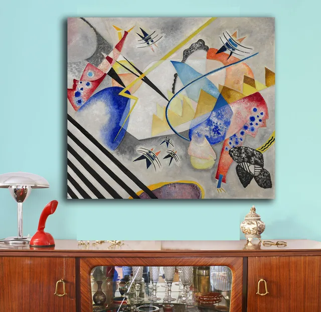 Upward by Wassily Kandinsky 1929 Printed on Canvas – CanvasPaintArt