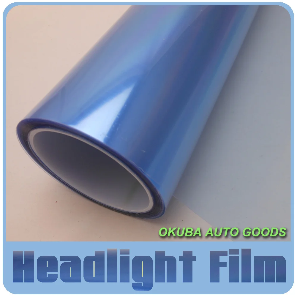 Wholesales 8 Rolls Per Lot Size:30cm*10m Auto Car Light Blue Headlight ...