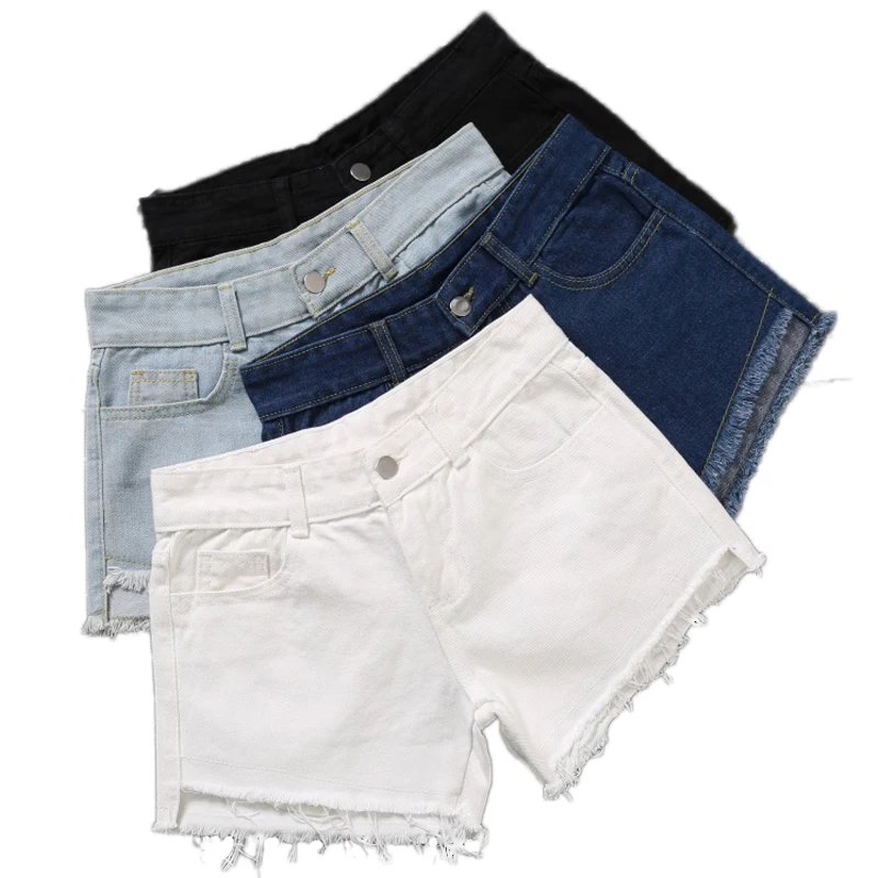 4 Colors Solid Fashion Women Shorts For Summer New Design Denim short ...