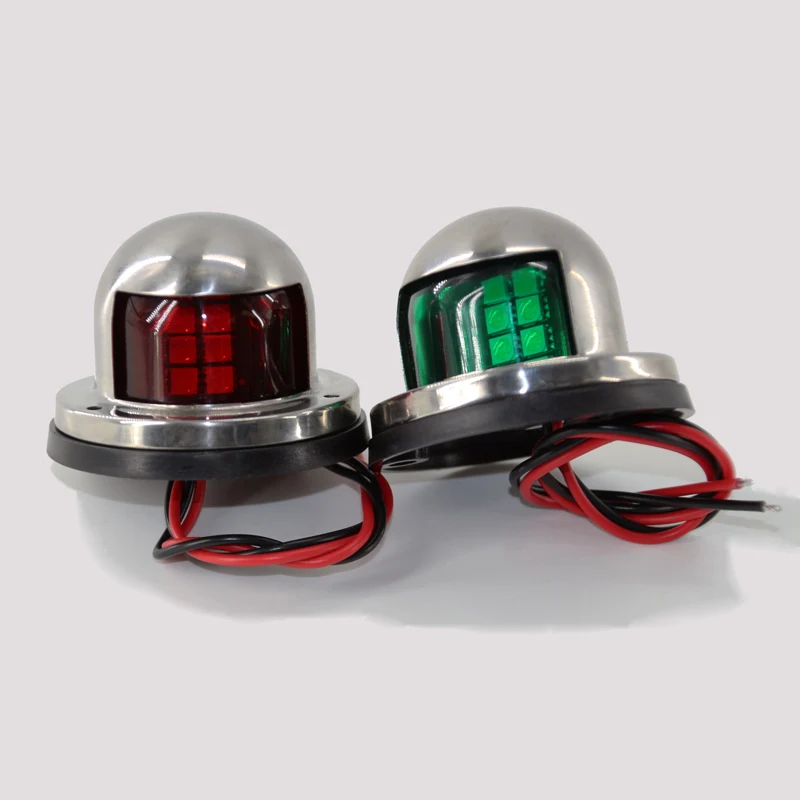 1pcs SU304 Boat Navigation Light 12V 24V Marine Yacht Starboard and ...