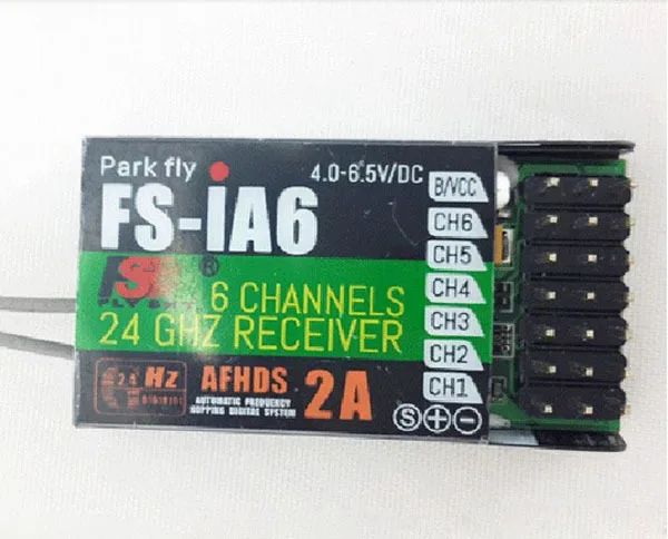 AFHDS 2A Frysky FS iA6 6 Channel Receiver Park Fly FS iA6 6CH For Fixed ...
