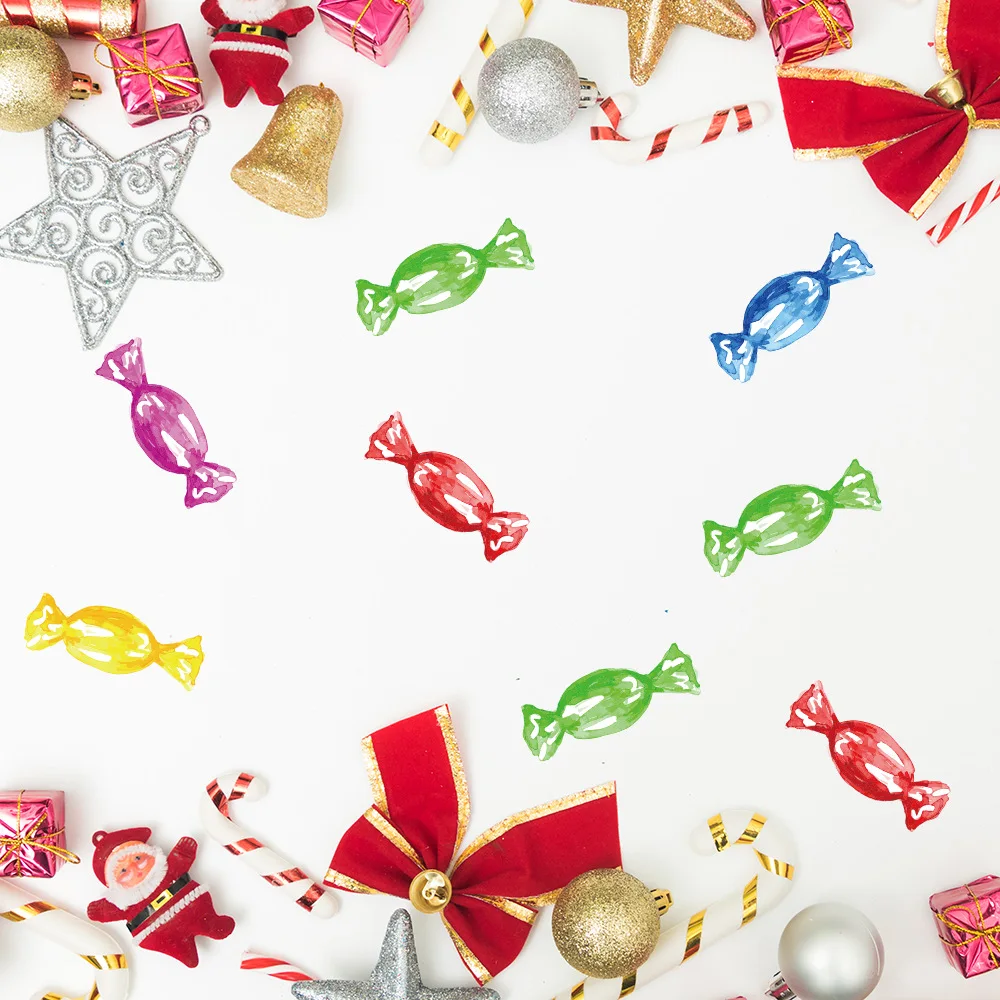 6 Sheets DIY Candy Wall Stickers Decals Kids Children Room Home ...