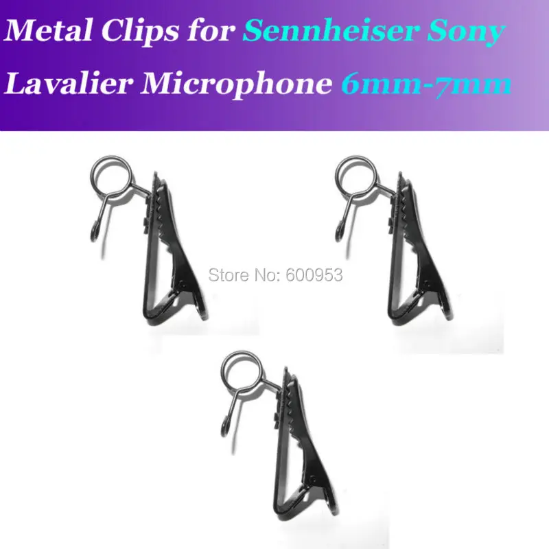 6-7mm-Spare-Replaceable-Metal-clip-Mic-clips-for-Sennheiser-ME2-Sony-V1 ...