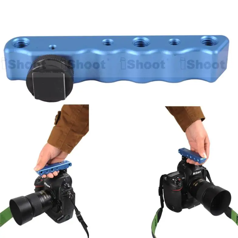 Metal Handheld Video Camera Bracket Holder Stabilizer for Canon Nikon ...