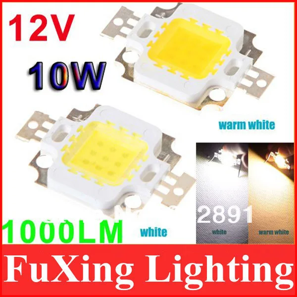 Wholesale 10W LED Light source 5pieces/lot LED Lamp Chip 900 1000LM ...