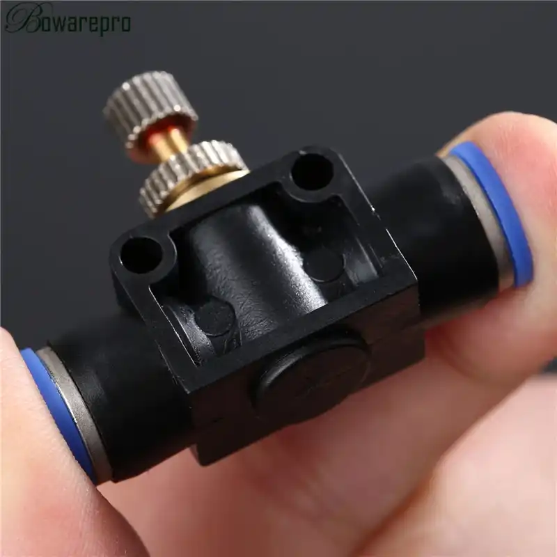 bowarepro Pneumatic Fittings Throttle Valve SA 4 12mm Air Flow Speed ...
