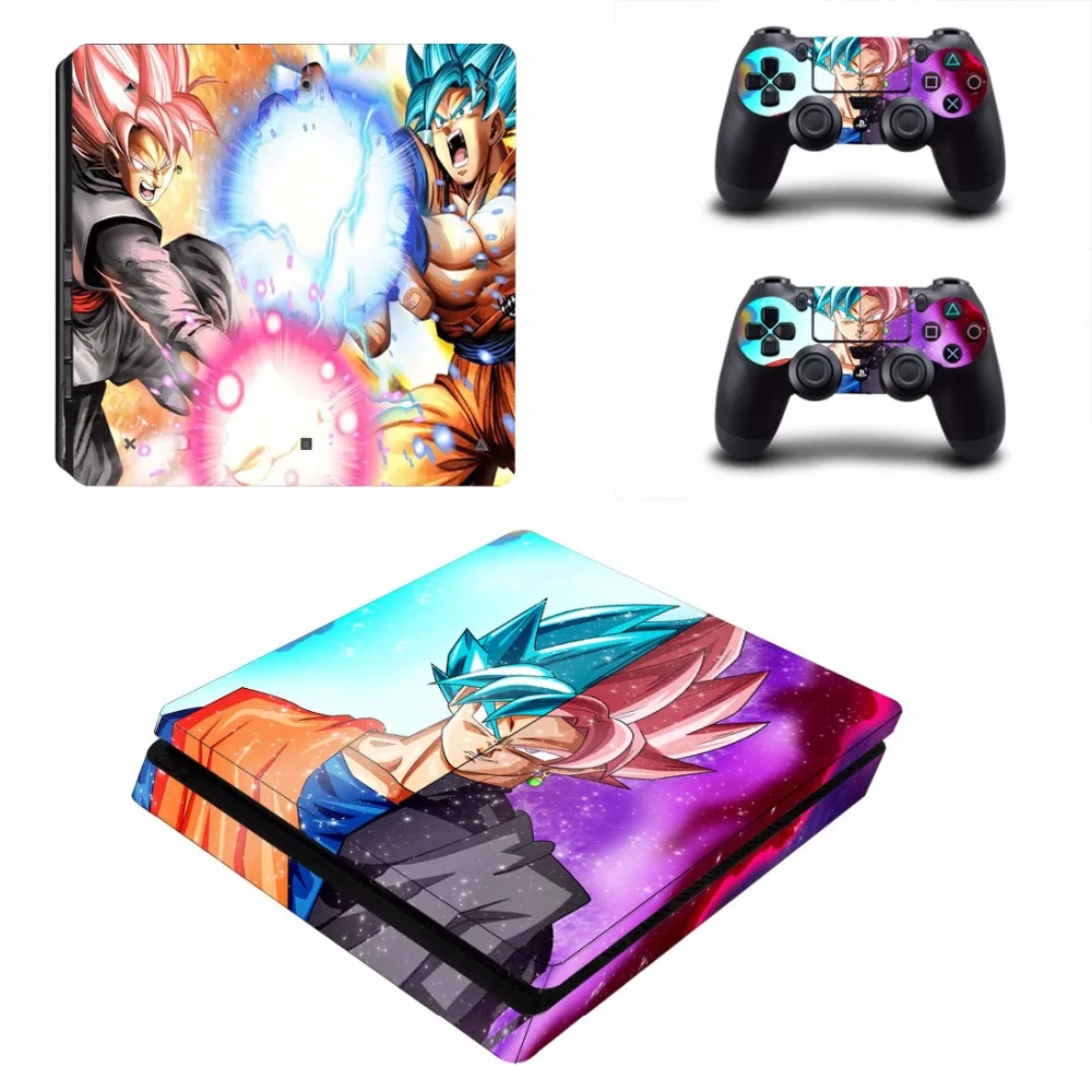 Dragon Ball Super PS4 Slim Skin Sticker for Console and Dualshock 4 ...