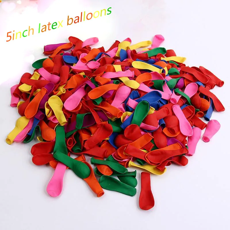 500pcs water bomb balloons 5inch multicolor latex ballon Swimming Pool ...