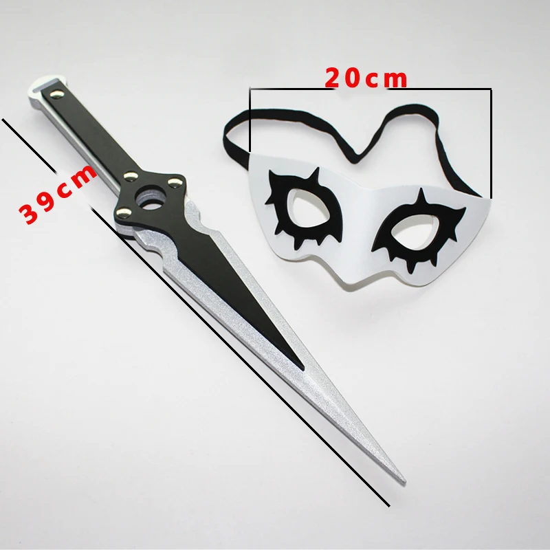 Persona 5 Mask Phantom Thief Joker Cosplay Props PVC Weapon EVA EyeMask ...