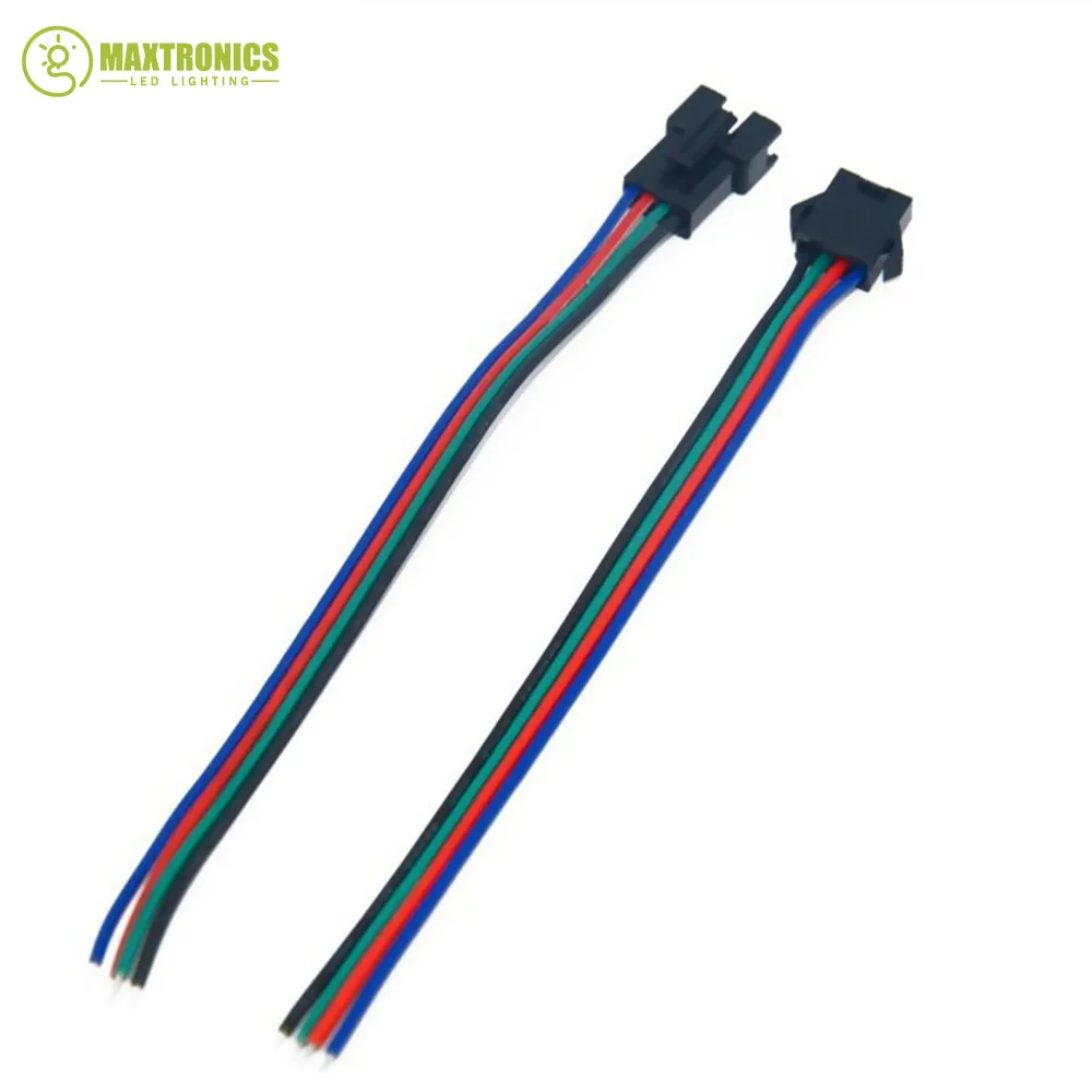 500 Pairs 4 Pin JST SM Connector Male to Female JST SM Plug Connector ...