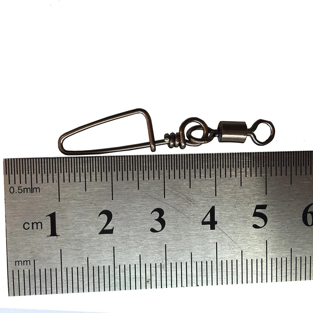 25pcs-Stainless-steel-Carp-swivels-interlock-snap-fishing-Clips ...