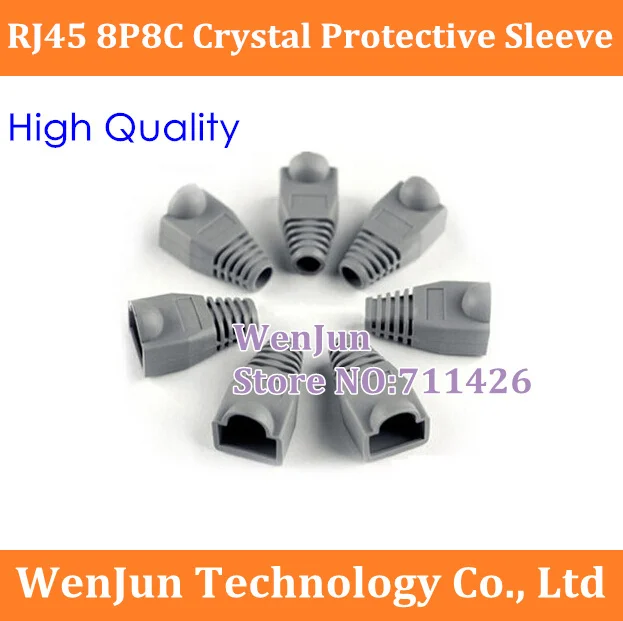 Free Shipping Rj45 Plug Cap Boot Cat5 Cat5e Cat6 Network Connector ...