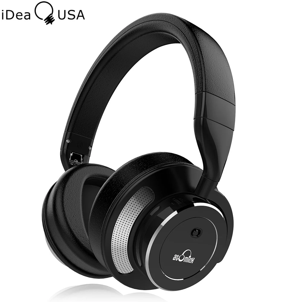 iDeaUSA V200 Active Noise Reduction Foldable Wireless Headphone Over ...