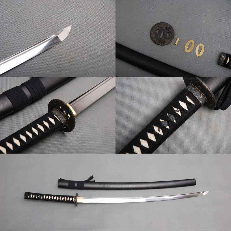 Fully Handmade Sharp Edge Japanese Katana Sword High Carbon Steel Full ...
