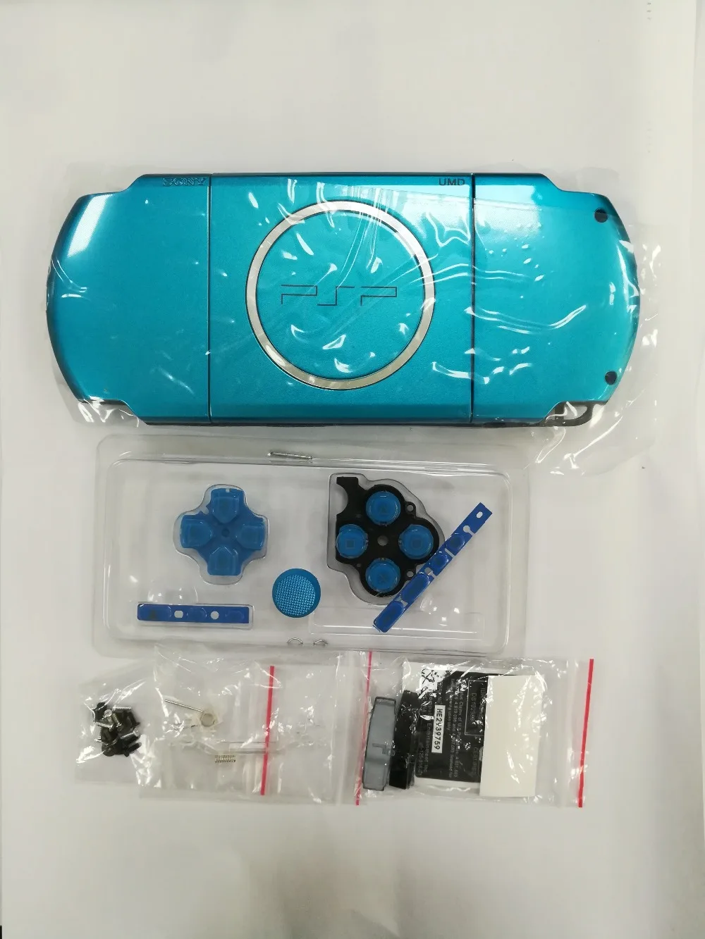 Blue Full Housing Shell Faceplate Case Repair Replacement for Sony PSP ...