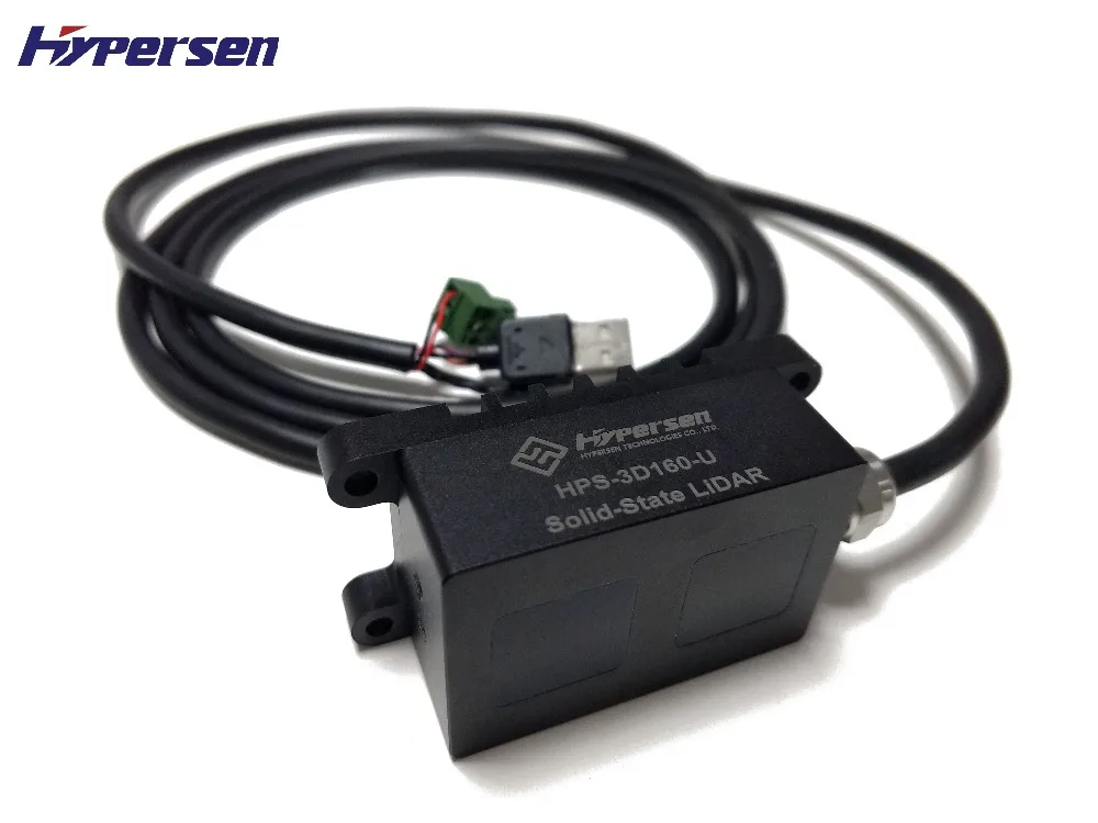 Hypersen Waterproof IP67 TOF 12 meters Solid-State Lidar HPS-3D160 ...