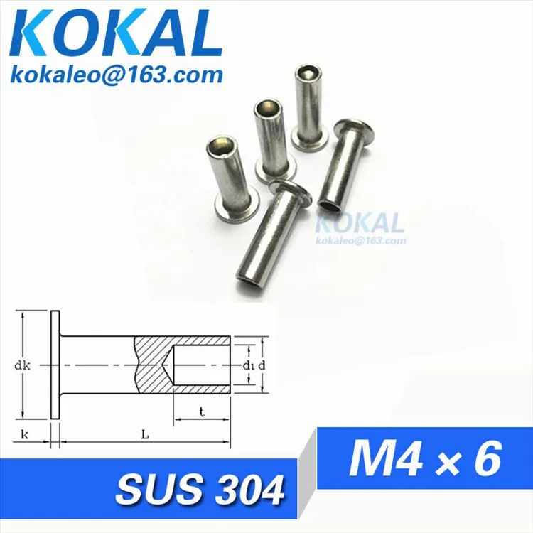 [304 M4*6]100PCS Free Shipping SUS304 stainless steel thin head ...