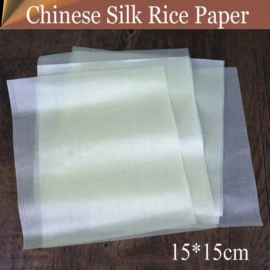 15-15cm-Chinese-Real-Silk-Rice-Paper-for-Painting-Calligraphy-Painting ...
