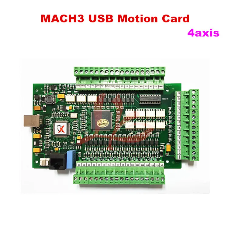 NEW-mach3-motion-control-card-4-axis-breakout-interface-board-for-CNC ...
