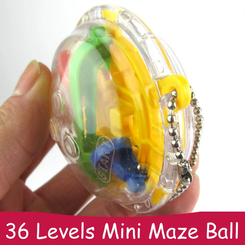 Puzzle Ball Maze Toys Keychain | 3d Labyrinth Puzzle Ball Game - 36 ...