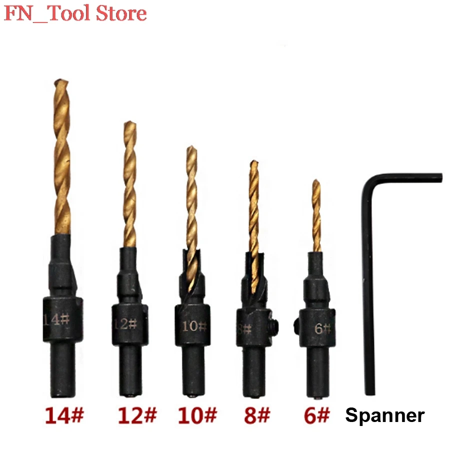 1-4-high-speed-steel-Round-shank-trepanning-drill-for-plank-Tapper ...