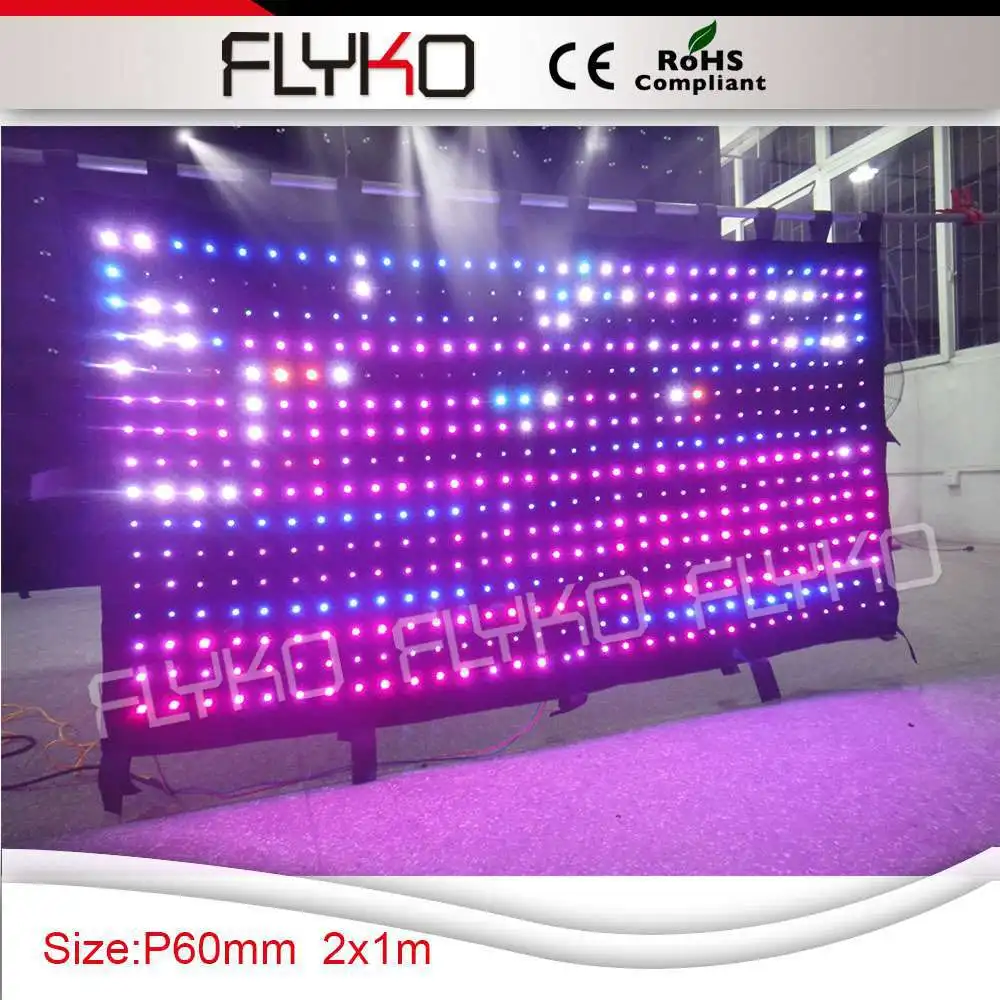 Cortina de vídeo led dmx, envío gratis|led curtain dmx|led video ...