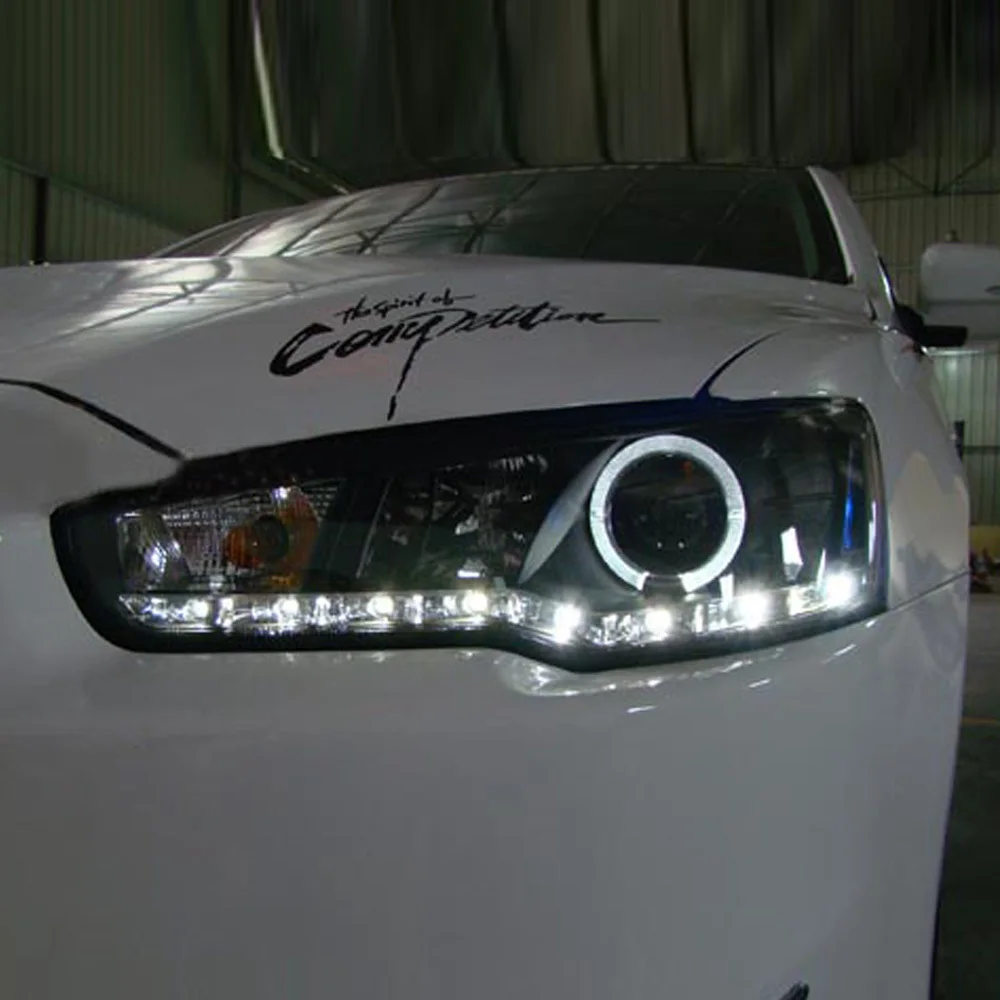 EMS Free Performance headlights For 2010 2013 Mitsubishi Lancer Bi ...