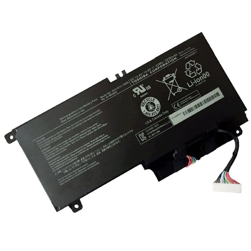 New 14.4V 43Wh 2838mAh Laptop Battery for Toshiba Satellite L55t A5290 ...