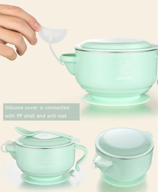 Food Warming Plate Injection Hot Water Insulation Cup Children eating ...