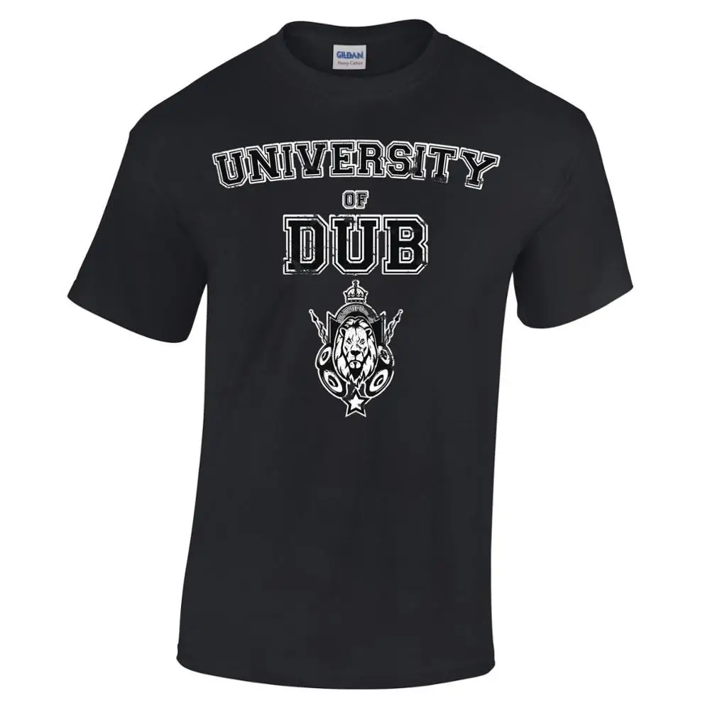 Print T Shirts University of Dub Music Sound System Jamaica Lion Reggae ...