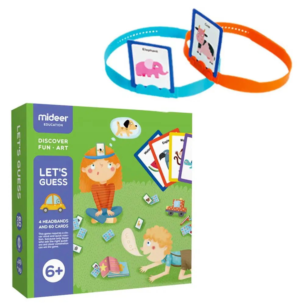 Let s Guess Cognitive Card Board Game You Draw Me Guess Parent Child 
