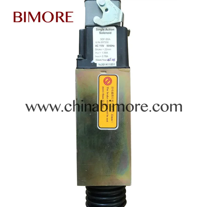 2-Pieces-BIMORE-SCOP001-897200-Escalator-Brake-Single-Action-Solenoid ...